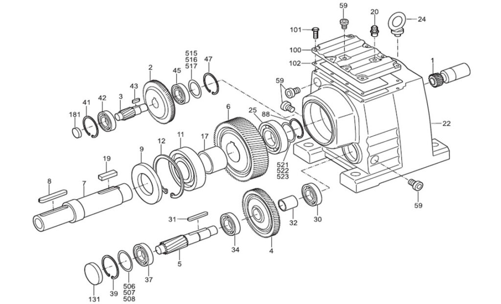Inline Helical Gear Reducer, Inline Helical Gearbox Manufacturer